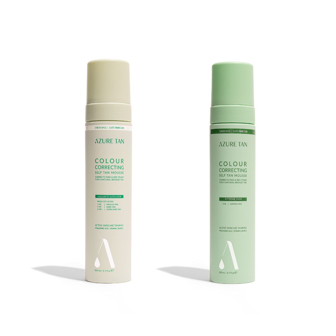 SELF TAN MOUSSE - GREEN BASE – Azure Tan